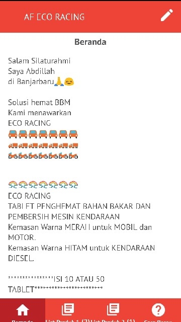 AF ECO RACING - Penghemat BBM