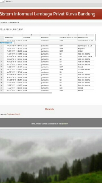 Screenshot 1 Aplikasi Absensi Online