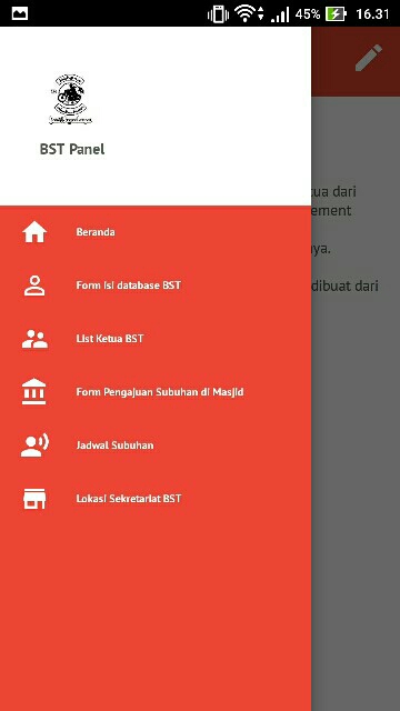 BST Panel - Sebuah aplikasi untuk memudahkan ketua ketua BST