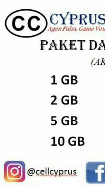 Cyprus Cell - Agen Pulsa dan Kuota