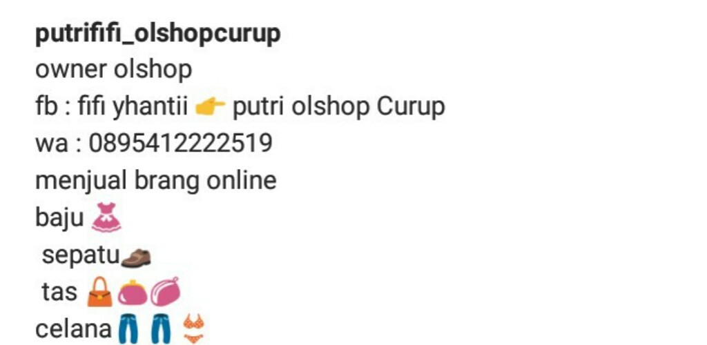 DEFI OLSHOP - Yuk di order pakayan wanita dan laki-laki
