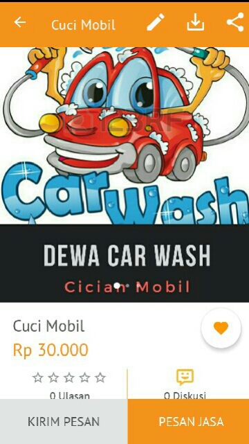 Dewa Car Wash - Outlet cuci mobil dengan sistem dellivery...