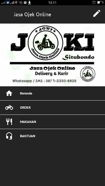 Joki - Joki adalah layanan ojek online situbondo