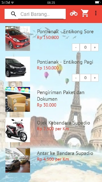 RJ-go - Aplikasi Traveller untuk memudahkan pemesan angkutan antar kota