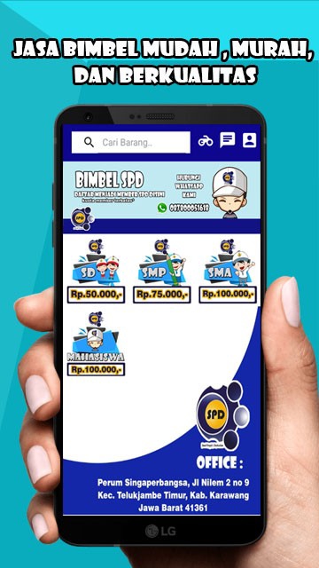 SPD GO Bimbel Karawang - SPD GO Bimbel Karawang merupakan aplikasi untuk belajar sesuai ...