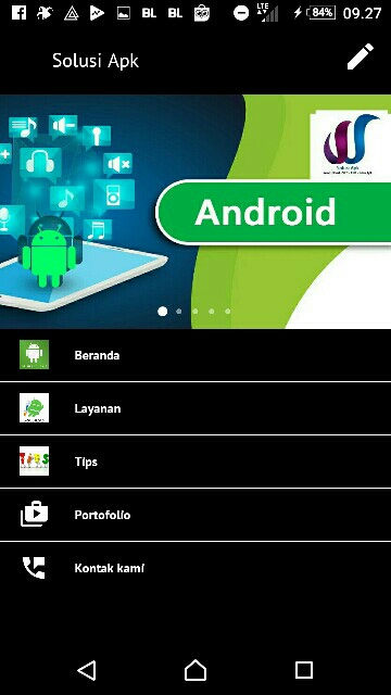 Screenshot 1 Aplikasi Solusi Apk