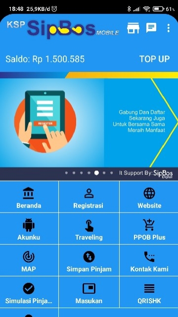 KSP SIPBOS MOBILE - Koperasi Berkat Artha Sentosa