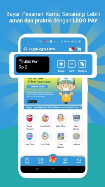 LegoLego.Com - Ojek Online dan Delivery Sulteng
