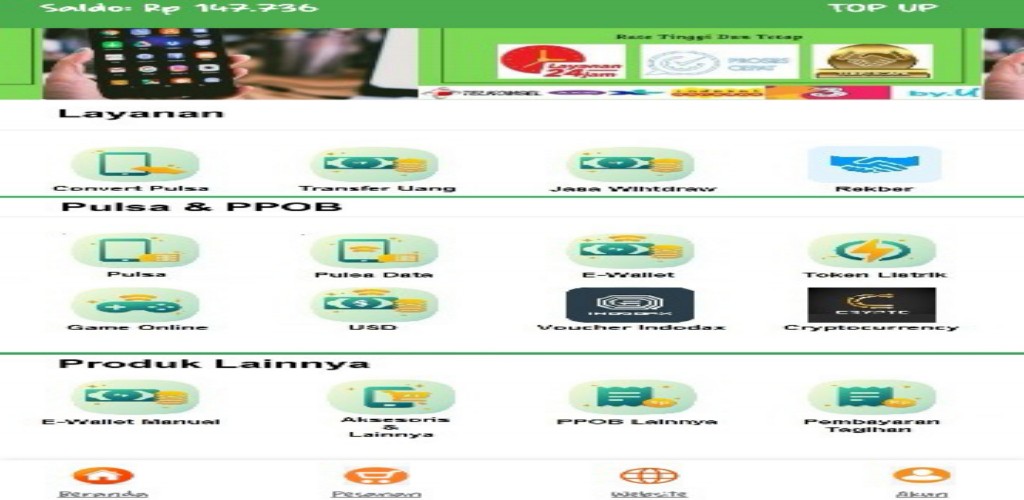 Intpay - Convert Pulsa