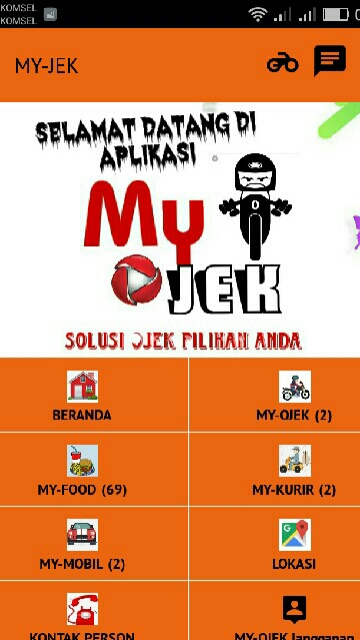 MY-JEK - Selamat Datang di Aplikasi MY-JEK