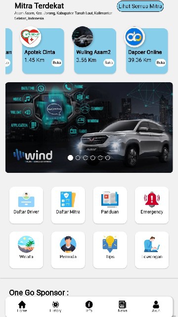 Screenshot 2 Aplikasi One Go Tiptip