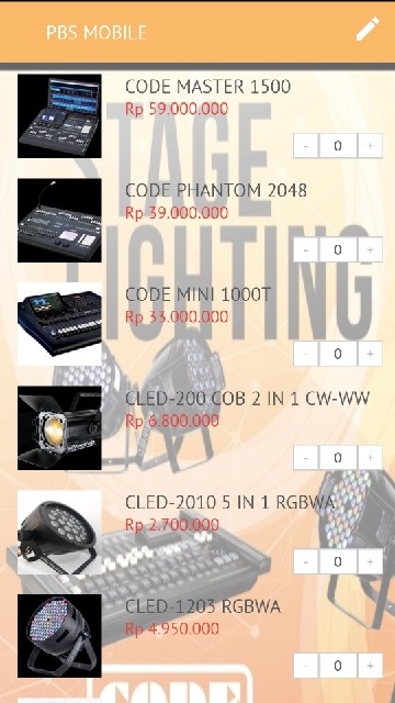 PBS MOBILE - Menjual berbagai peralatan sound system dan Lighting