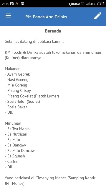 RM Foods And Drinks - Hai RM Foods And Drinks adalah toko berbagai ...