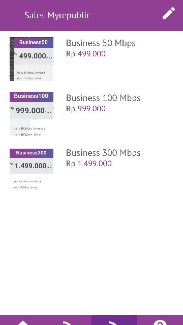Sales Myrepublic - Wifi dan tv kabel termurah