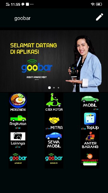 Screenshot 1 Aplikasi goobar