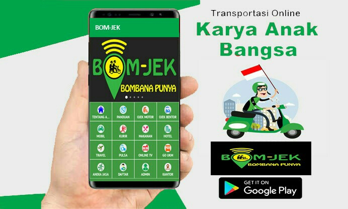 BOM-JEK - Aplikasi Ojek Online Bombana