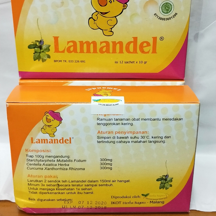 Lamandel Sachet | Toko Afif Herbal Farma