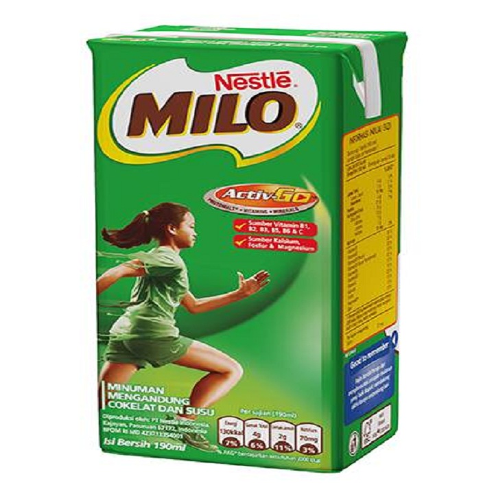 Milo ActivGo Kemasan 190ml | w-martonline