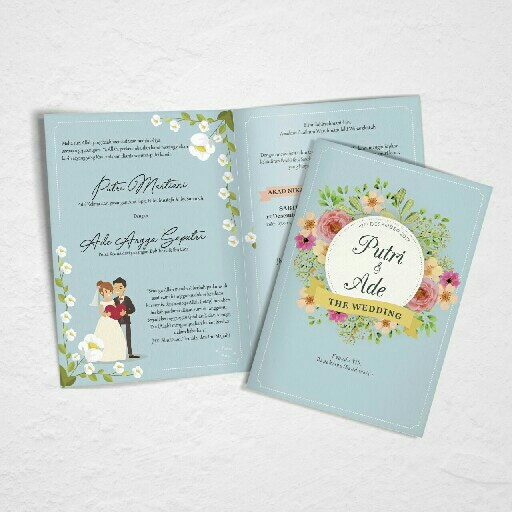 Undangan Nikah Custom UC02 | Undangan Custom