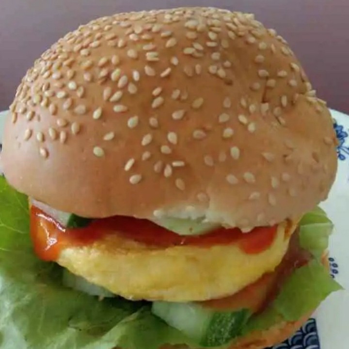 Burger Telur Sosis | OGET