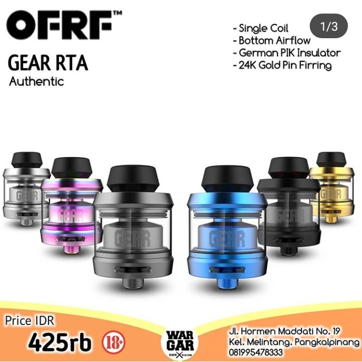 Gear RTA | Warung Garasi19