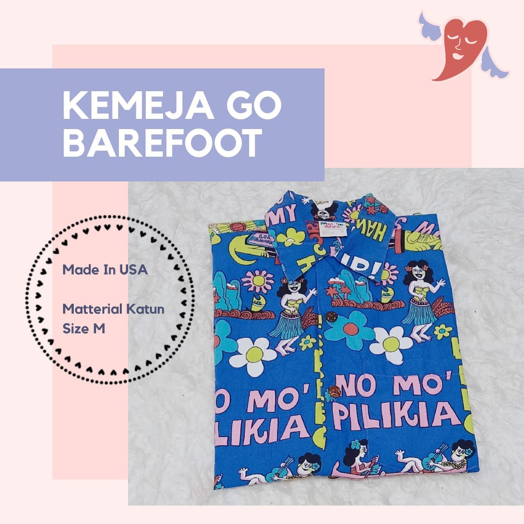 KEMEJA GO BAREFOOT | Vinitri Boutique