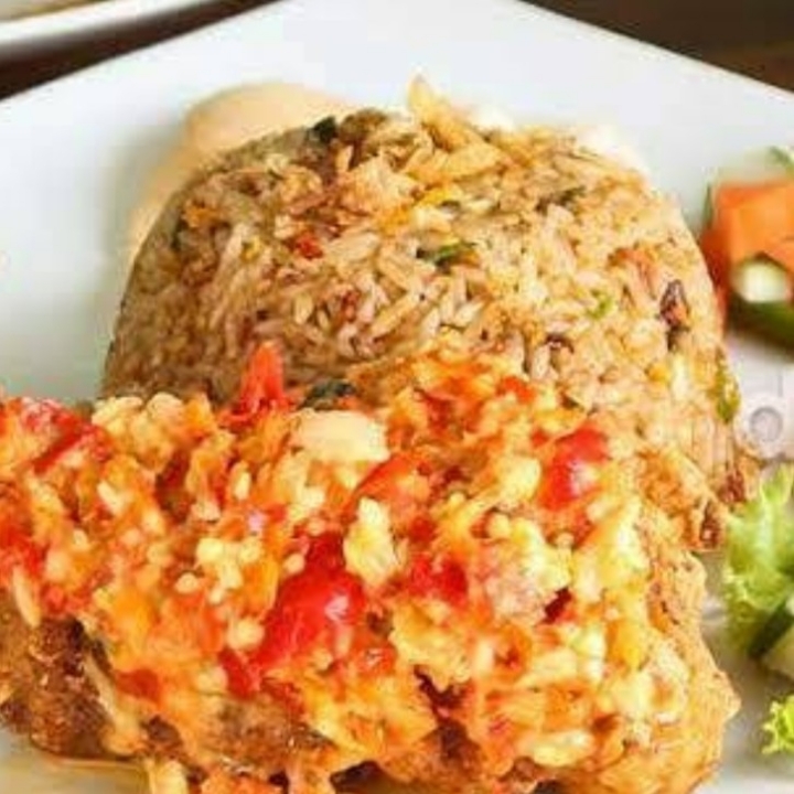 Nasi Goreng Ayam Geprek | Tayujek