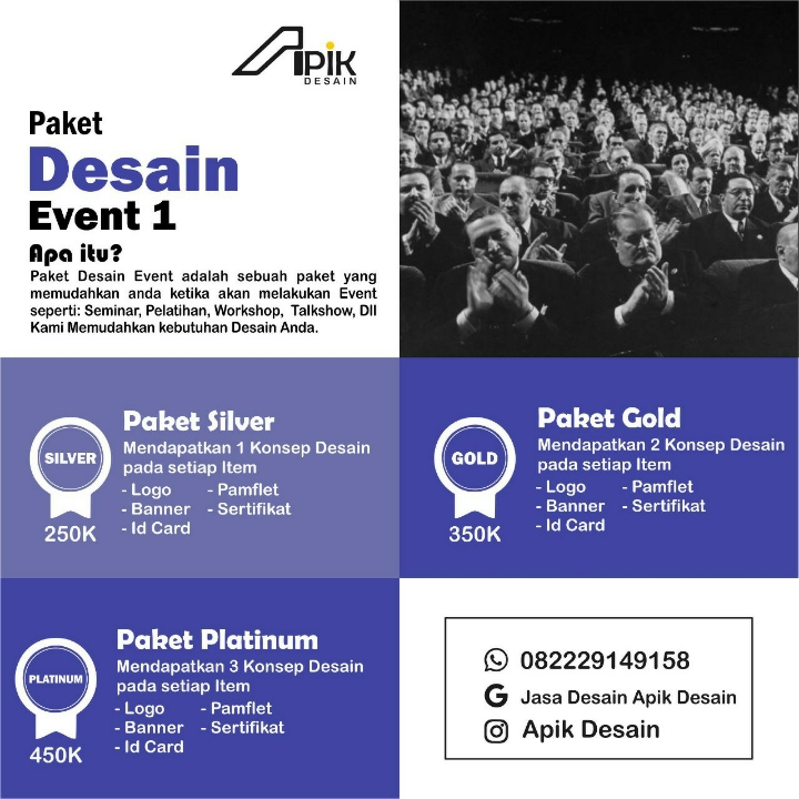 Paket Desain Event 1 | Apik Desain