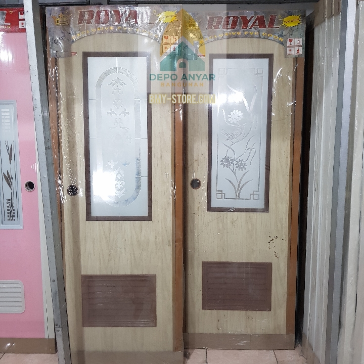 Pintu WC Royal Serat Kayu Kaca 1 | BStore