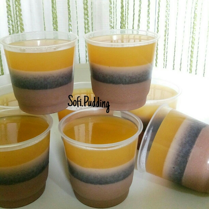 Pudding Labu Lapis Oreo Coklat | OGET
