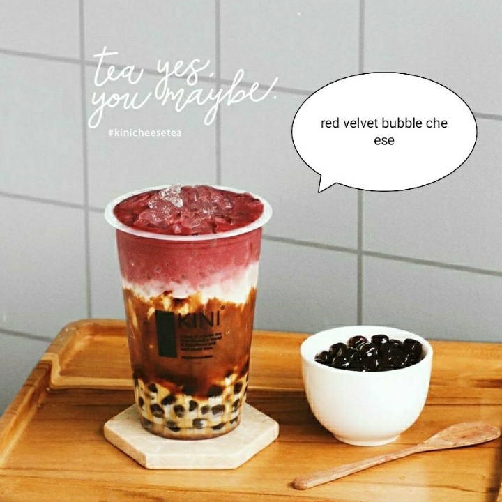 Red Velvet Bubble Cheese | OGET