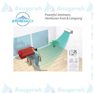 SHARP AC Split 1 PK AP9UHL Non Inverter Sayonara Panas | Anugerah Teknik