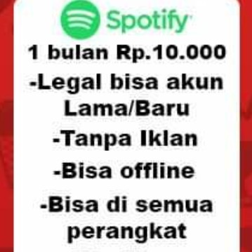 Spotify Prem | Dwi Store