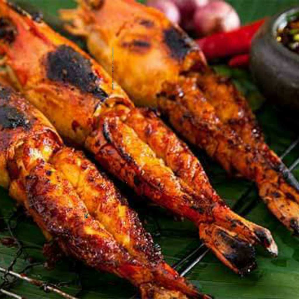 Udang Galah Bakar Harga 1ons Beli klik Jumlah 3 Kali Jadi 3ons | OGET