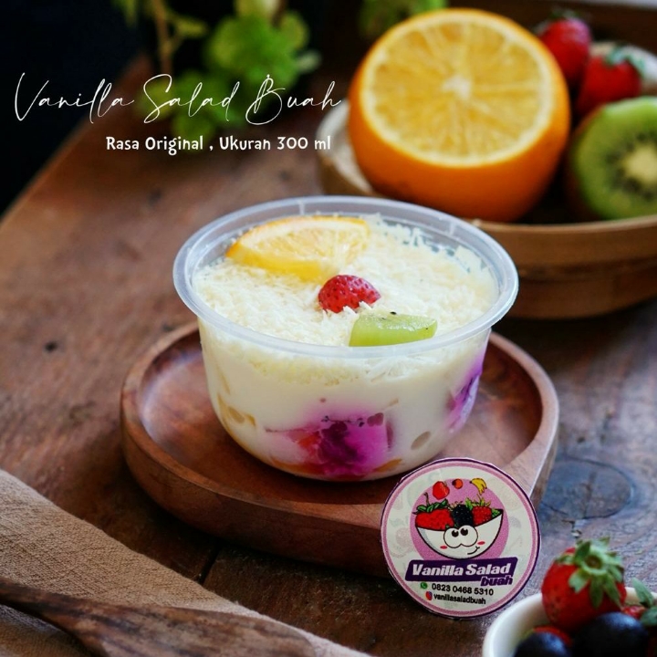 Vanilla Salad Buah 300ml Rasa Original | OGET
