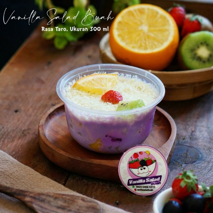 Vanilla Salad Buah 300ml Rasa Taro | OGET
