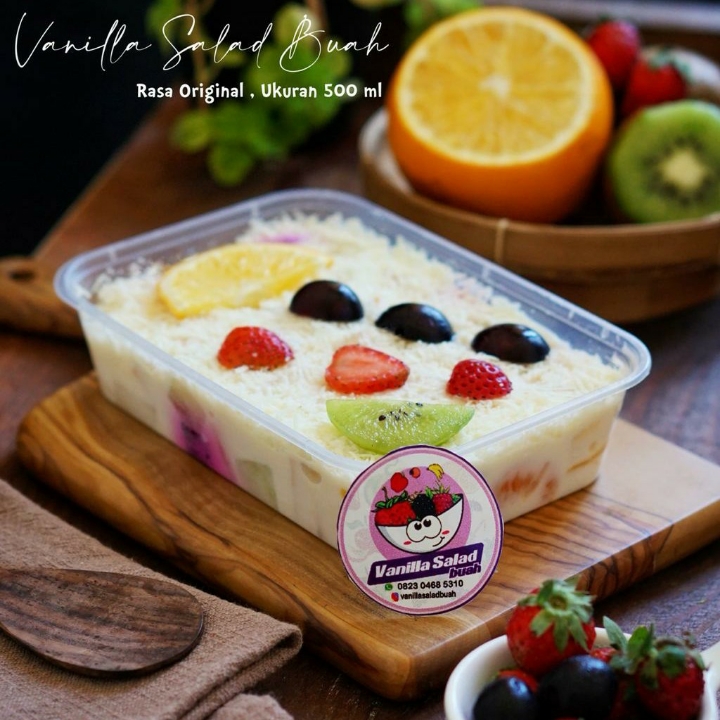 Vanilla Salad Buah 500ml Rasa Original | OGET