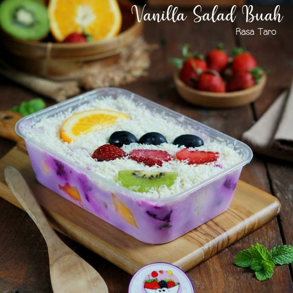 Vanilla Salad Buah 650ml Rasa Taro | OGET