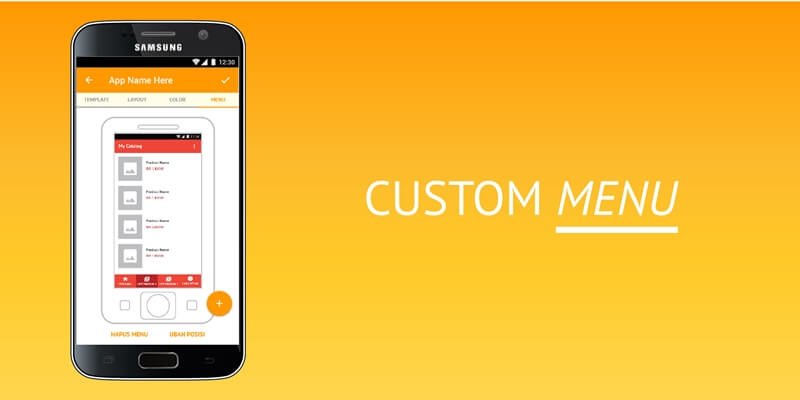 Cara Buat Aplikasi Buat Menu