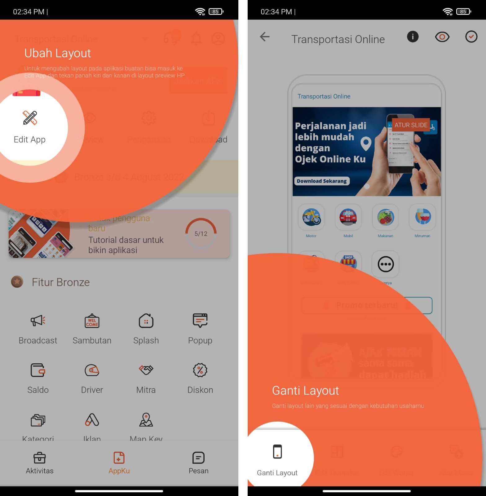 cara buat apk sendiri dengan jagel